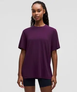 Lululemon Lululemon Jersey Training Short-Sleeve Shirt Dramatic Magenta