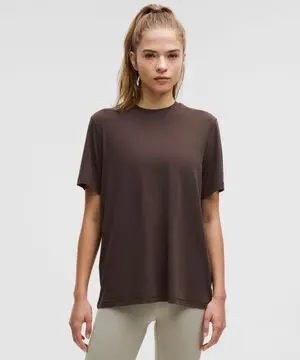 Lululemon Lululemon Jersey Training Short-Sleeve Shirt Espresso