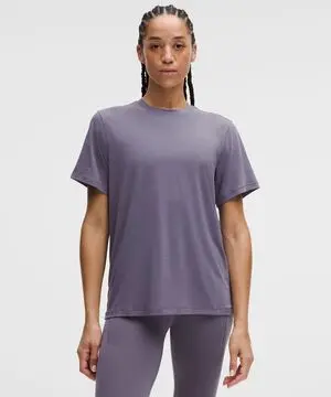 Lululemon Lululemon Jersey Training Short-Sleeve Shirt Grape Mist