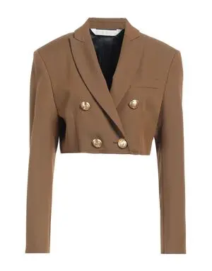 Palm Angels Double-breasted Blazer - Green