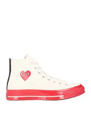 CONVERSE X COMME DES GARONS PLAY High-top Sneakers - Off White