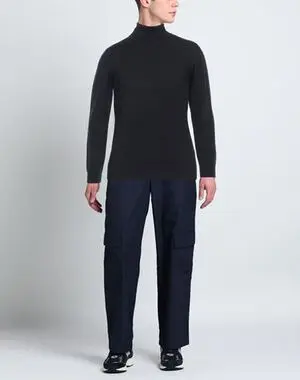 Alpha Studio Light Merino Wool Turtleneck - Blue
