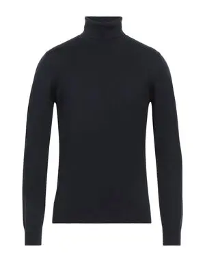 Alpha Studio Light Merino Wool Turtleneck - Blue