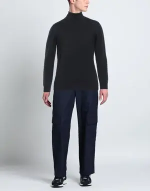 Alpha Studio Light Merino Wool Turtleneck - Blue