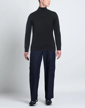 Alpha Studio Merino Wool Turtleneck - Midnight Blue