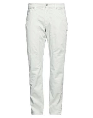 JECKERSON Tapered Leg Twill Pants - Light Grey