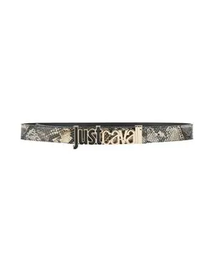 Just Cavalli Snakeskin-print Leather Belt
