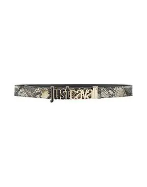 Just Cavalli Leather Belt - Dark Brown