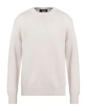 Alpha Studio Merino Wool Sweater - Off White