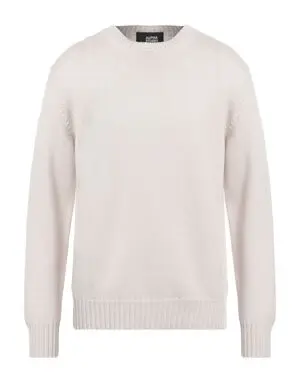 Alpha Studio Merino Wool Sweater - Off White