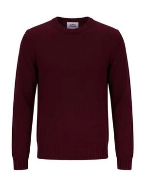 Alpha Studio Merino Wool Crewneck Sweater - Red