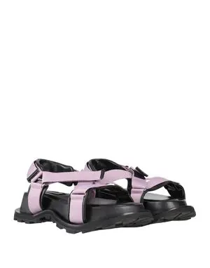 JIL SANDER Sandals In Textile Fibers And Leather