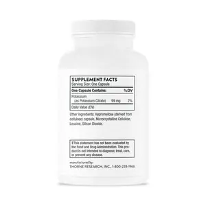 THORNE Potassium Citrate 90 Capsules