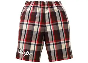 A BATHING APE Check Shorts