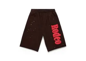 TRAVIS SCOTT Cactus Jack X Sp5der Days Before Rodeo Shorts - Black