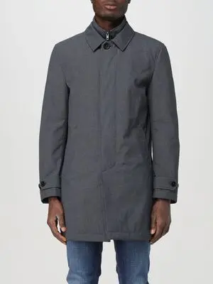 Fay Button Detailed Coats For Men