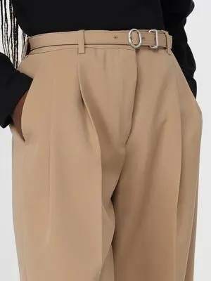 JIL SANDER Tailored Wide Leg Trousers - Beige