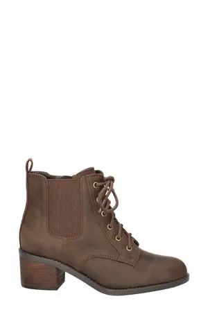 BELLA VITA Bismark Lace-up Bootie - Brown