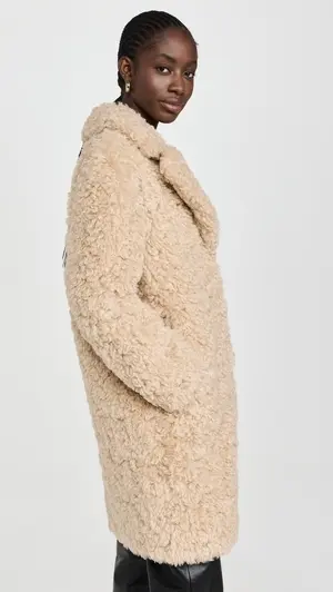 STAND STUDIO Camille Coat - Natural Beige