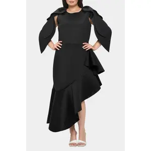 L I V D Kaskade Asymmetric Ruffle Dress