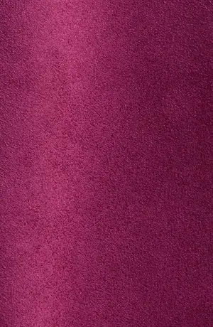 Bagatelle Drape Front Faux Suede Jacket - Plum