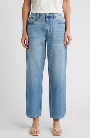 HIDDEN JEANS Relaxed Straight Leg Boyfriend Jeans