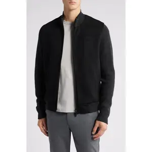 Robert Barakett Cooper Mixed Media Zip Jacket