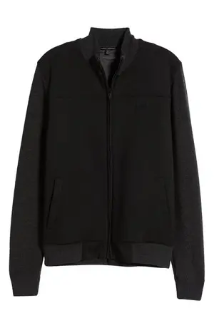 Robert Barakett Cooper Mixed Media Zip Jacket