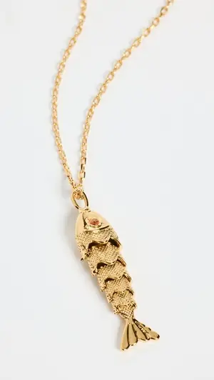 Anni Lu Fish Pendant Necklace