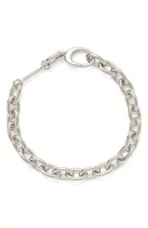 Lady Grey Margot Chain Bracelet - Silver/ Pearl