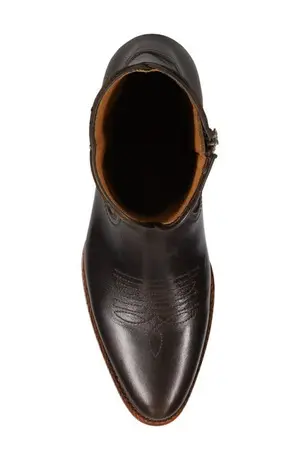 THE FRYE COMPANY Austin Western Leather Boots - Bourbon