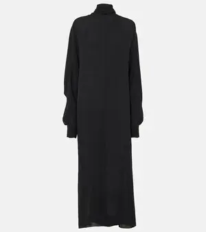 Khaite Lexi Silk Georgette Maxi Dress