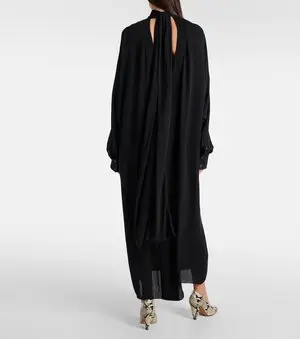 Khaite Lexi Silk Georgette Maxi Dress