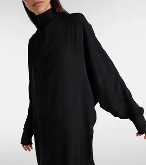 Khaite Lexi Silk Georgette Maxi Dress