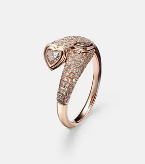 Shay Jewelry Bypass Ring With Diamonds
