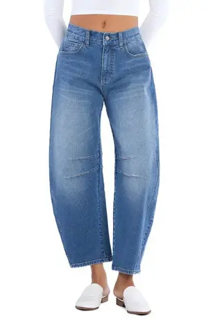 Wash Lab Denim Faded Jeans For Women
