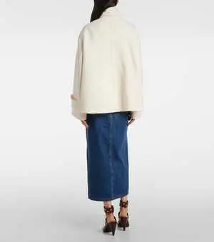 Chloé Cropped Wool-blend Coat
