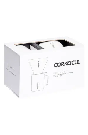 CORKCICLE 16-ounce Pour Over Set - Oatmilk