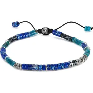 JONAS STUDIO Jonas Studio Riverside Beaded Slider Bracelet Lapis
