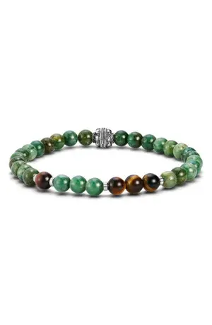 JONAS STUDIO Jonas Studio Hideaway Beaded Stretch Bracelet African Jade