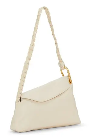 Vince Camuto Blaze Convertible Leather Shoulder Bag - Warm Vanilla