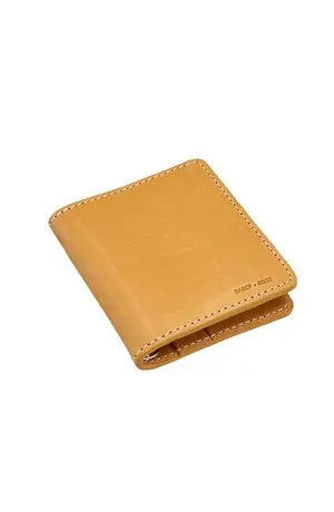 SAREP + ROSE Bifold Wallet With Money Clip - Camel