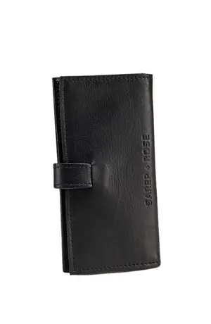 SAREP + ROSE Kenya 8 Compartment Bifold Wallet - Black