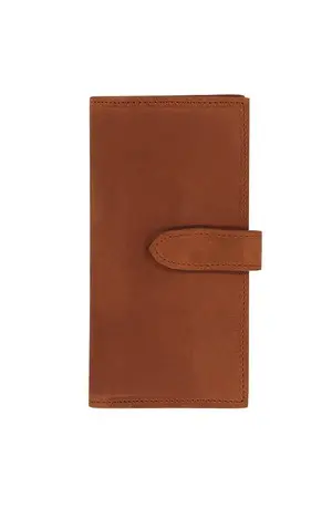 SAREP + ROSE Kenya 8 Compartment Bifold Wallet - Cinnamon Brown