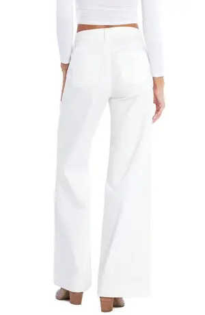 WASH LAB DENIM Elodie Wide-leg Carpenter Jeans