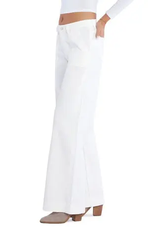 WASH LAB DENIM Elodie Wide-leg Carpenter Jeans
