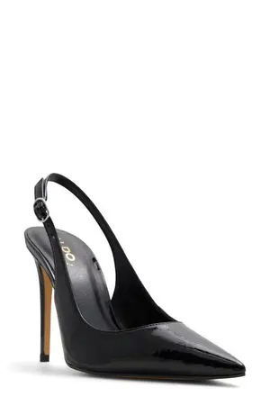 Aldo Stessy Slingback Pointed Toe Pump - Black