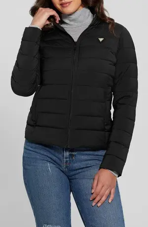 Guess Hooded Jackets For Women