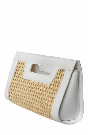 JELAVU Venice Long Clutch Bag - White