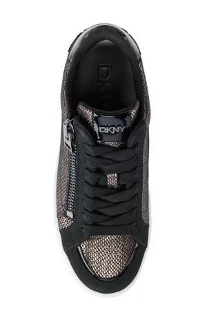 Dkny Mei Sneaker - Pewter/ Black